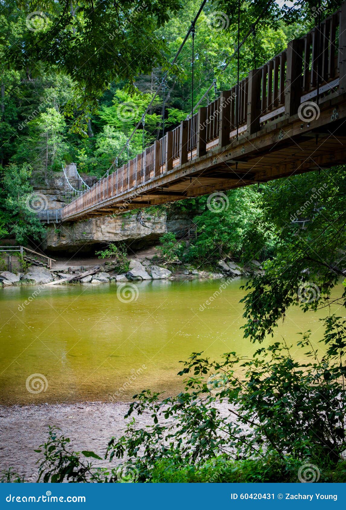 Foot Bridge stock image. Image of bridge, dawn, bright - 60420431