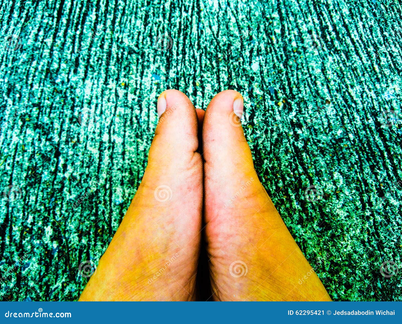 Foot on concrete stock image. Image of concrete, foot - 62295421