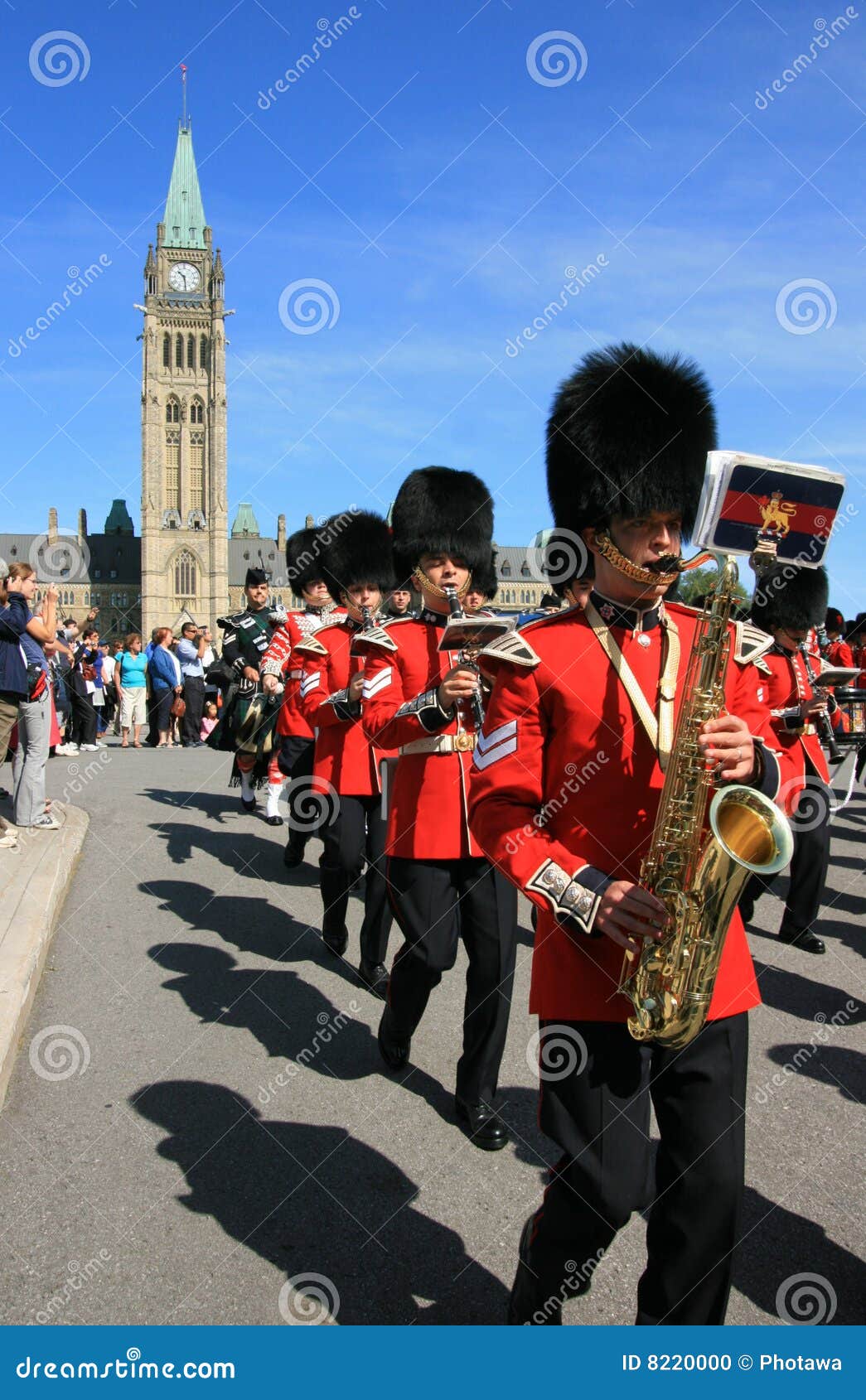 Foot Guards Marching with Reed Instruments Editorial Image - Image of ...