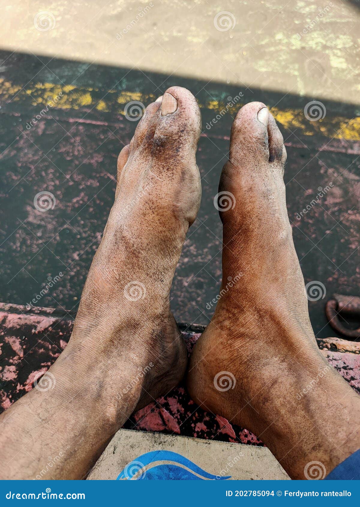 The foot of a hard workers stock photo. Image of foot - 202785094