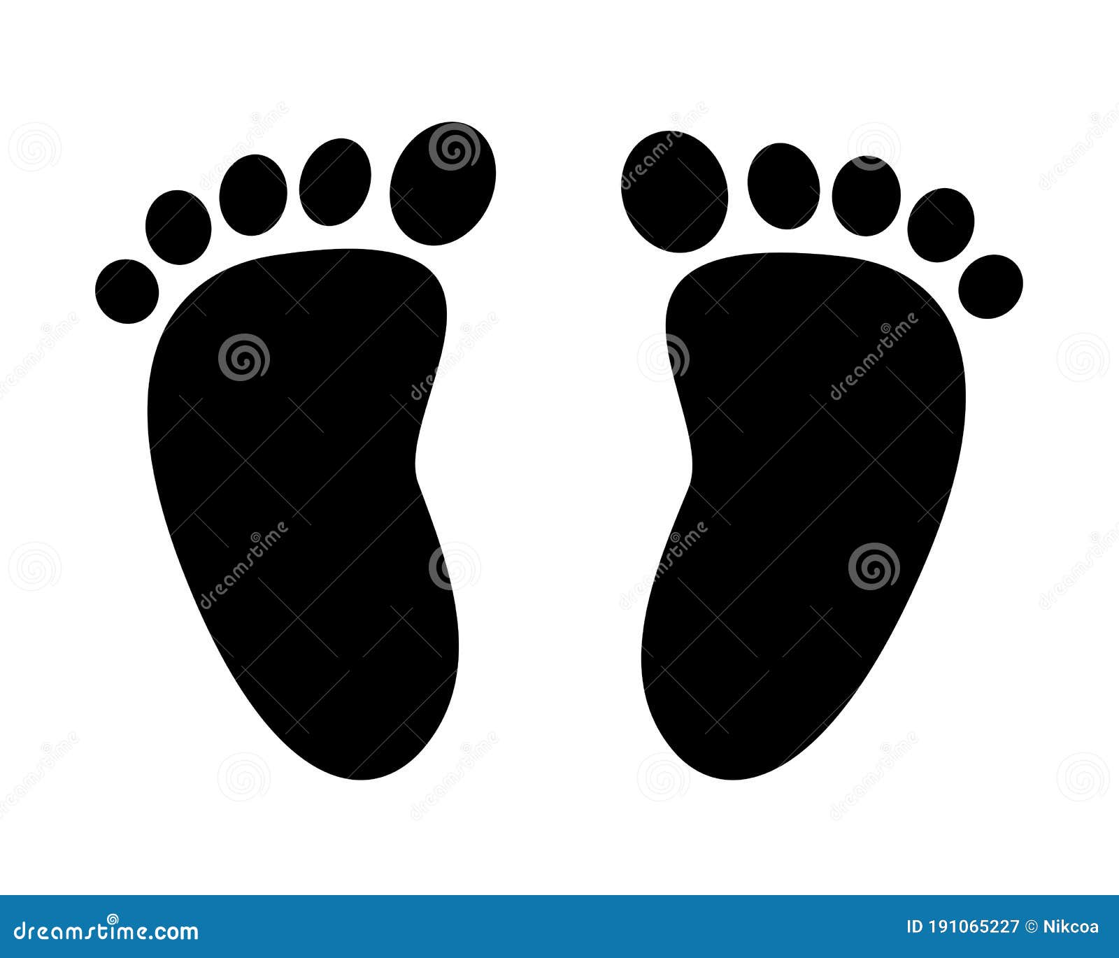 Foot icon stock vector. Illustration of print, design - 191065227
