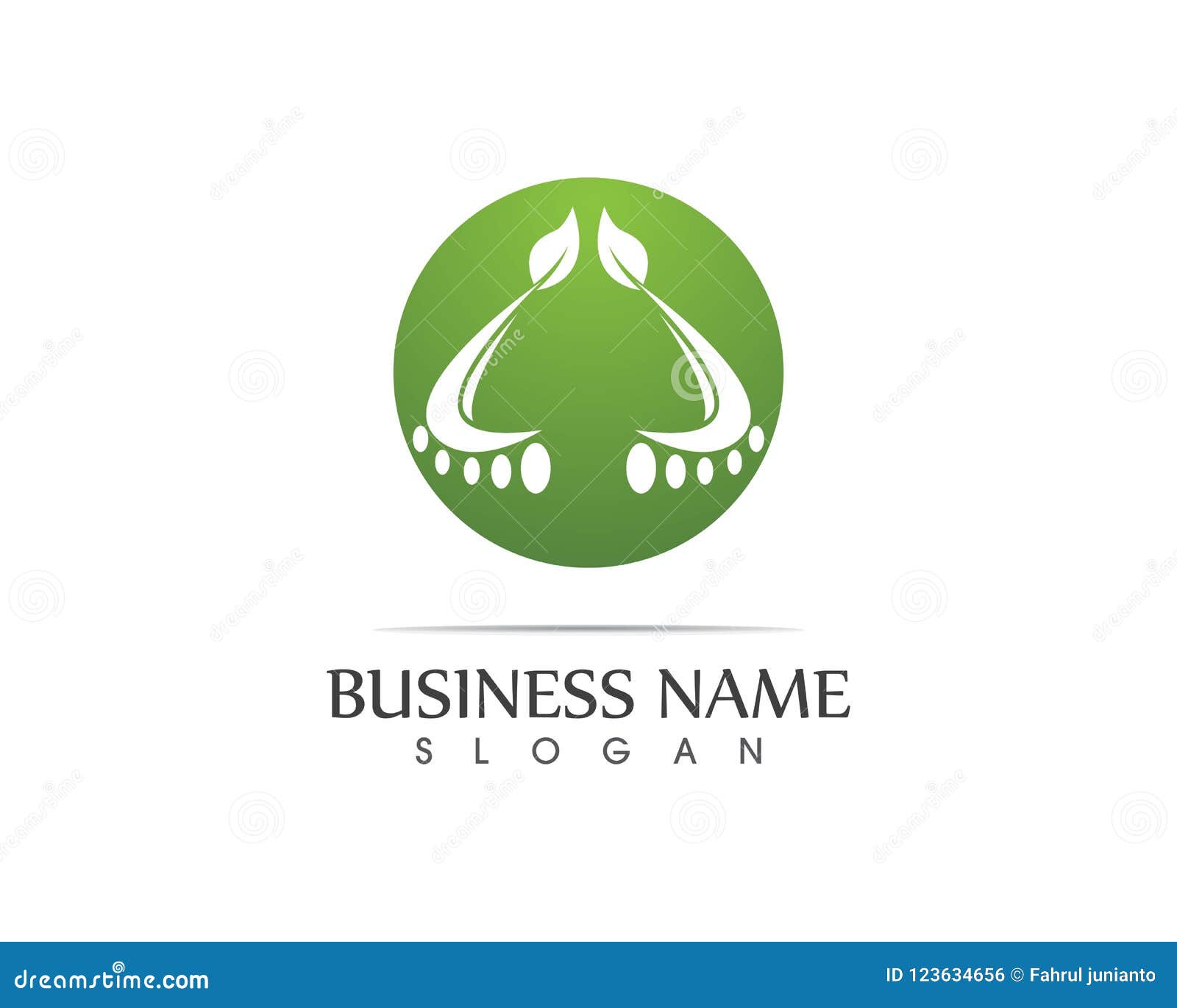 Foot icon logo template stock vector. Illustration of podiatry - 123634656