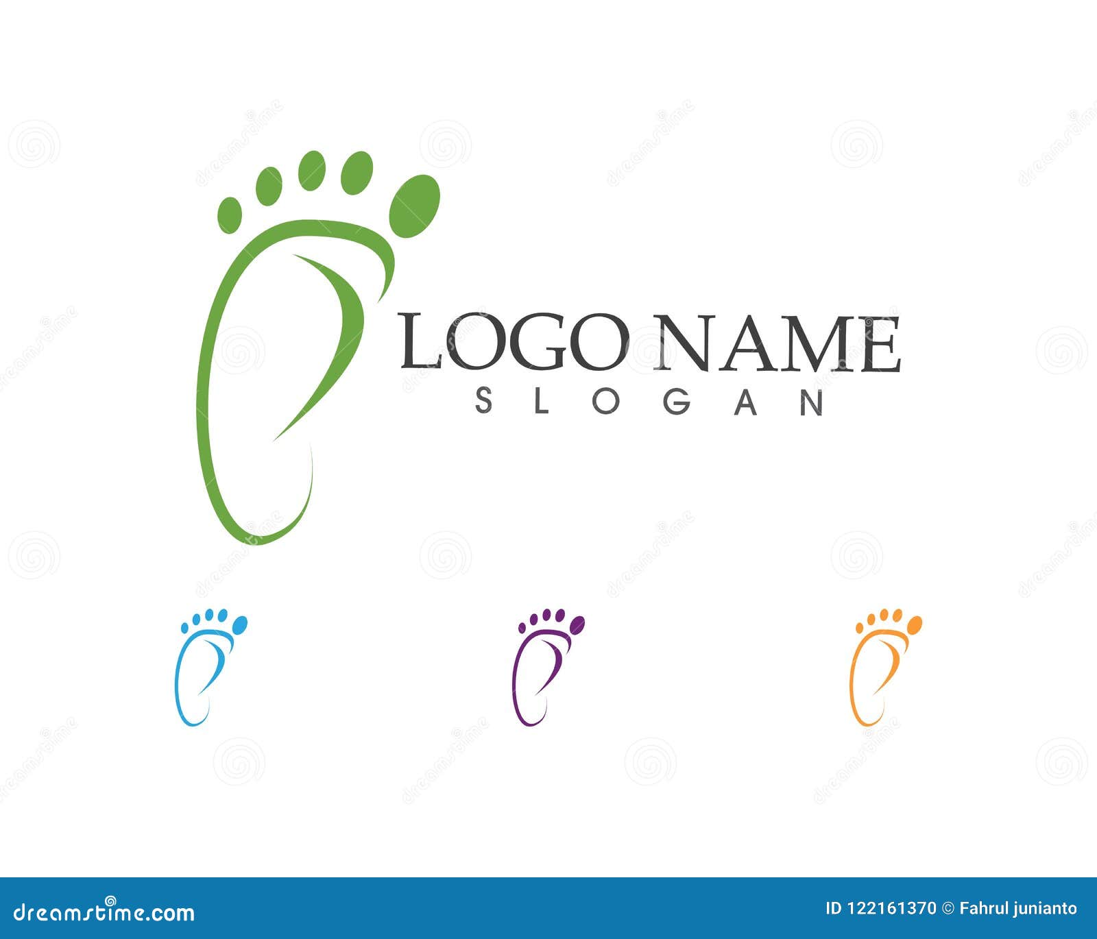 Foot icon sign logo stock vector. Illustration of logo - 122161370