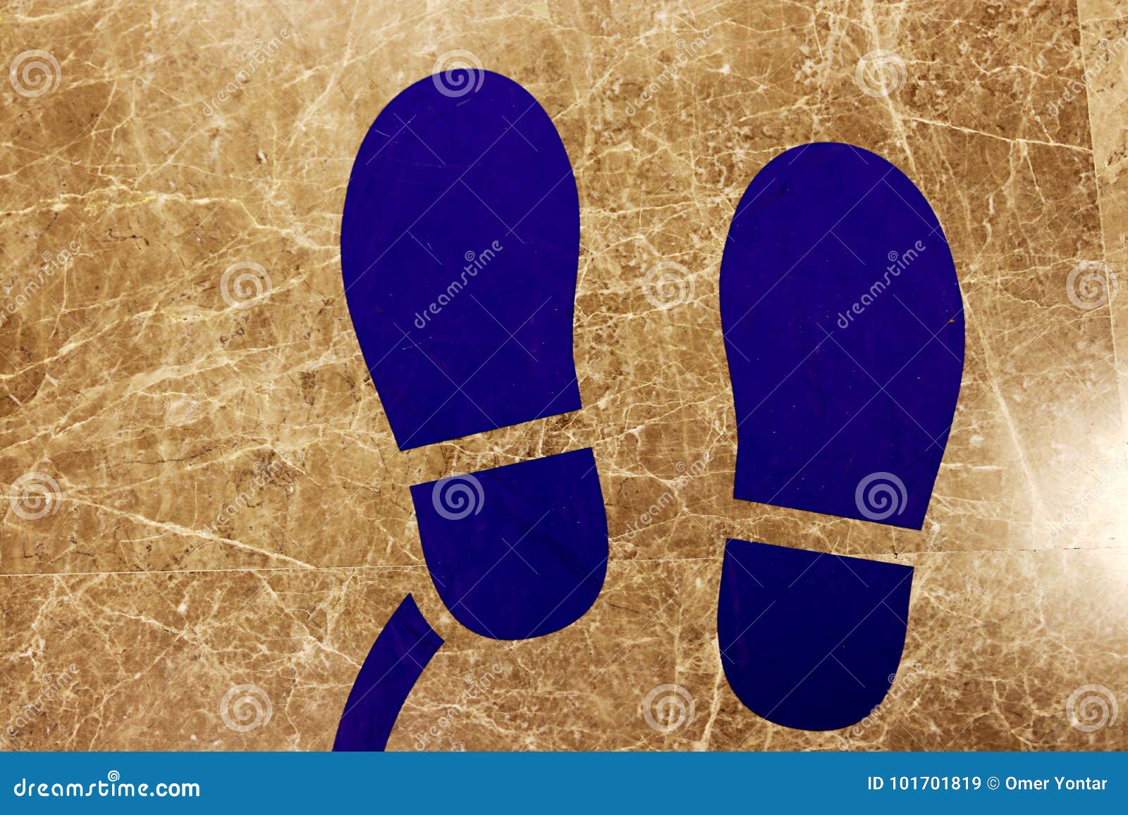 Foot icon an the way stock image. Image of concrete - 101701819