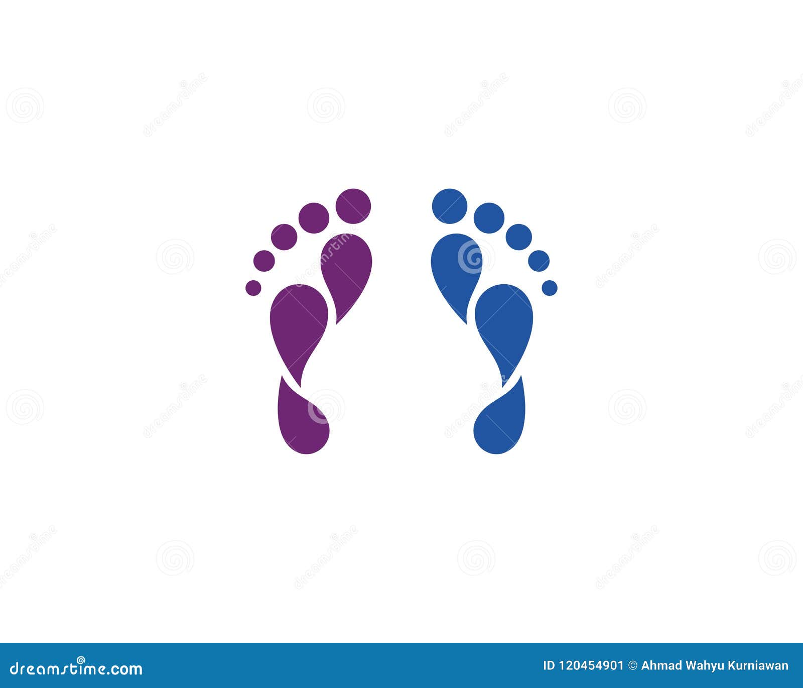 Foot Ilustration Logo Vector Stock Vector - Illustration of healthy ...