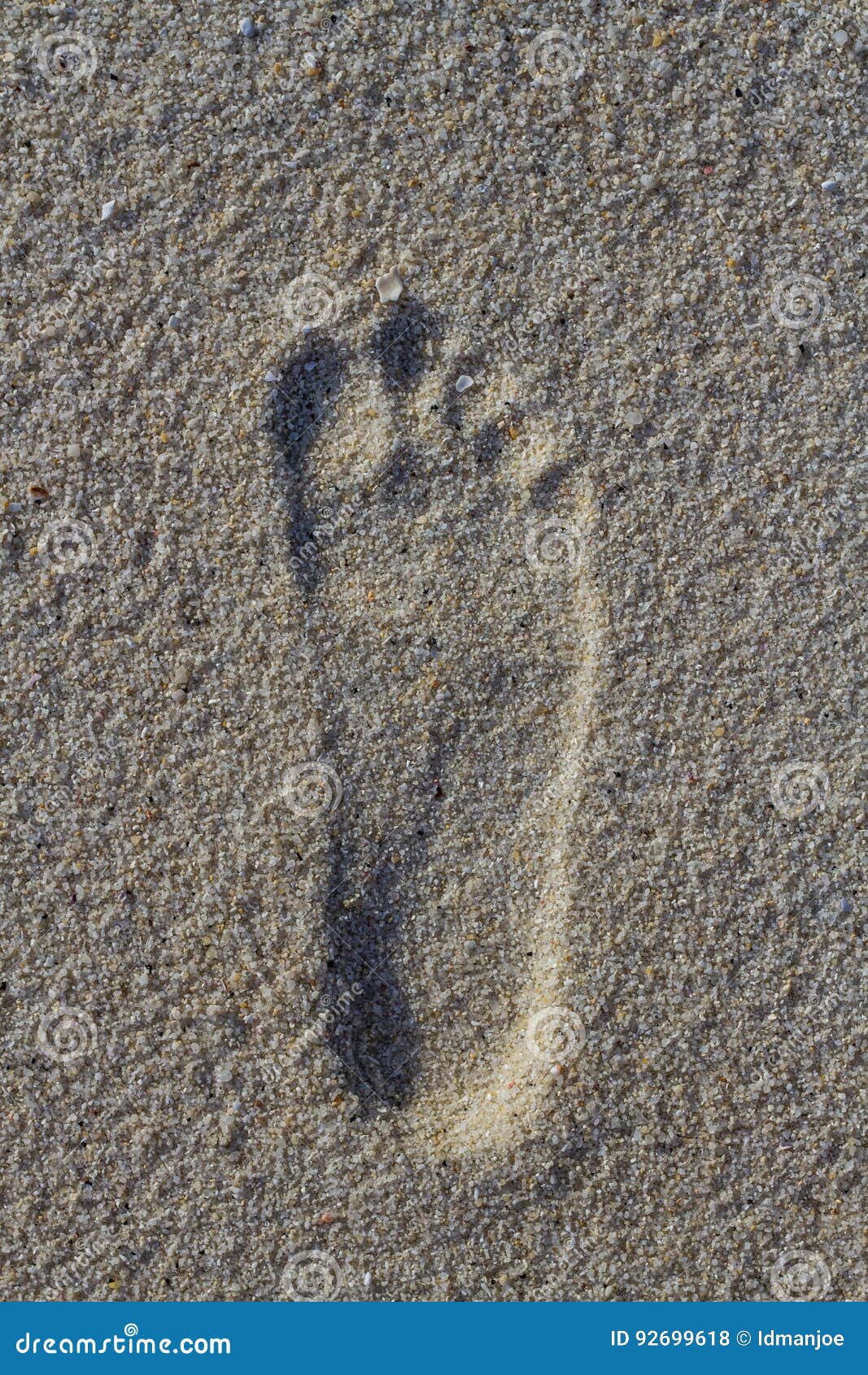 Foot imprint stock photo. Image of resort, coxed, multi - 92699618