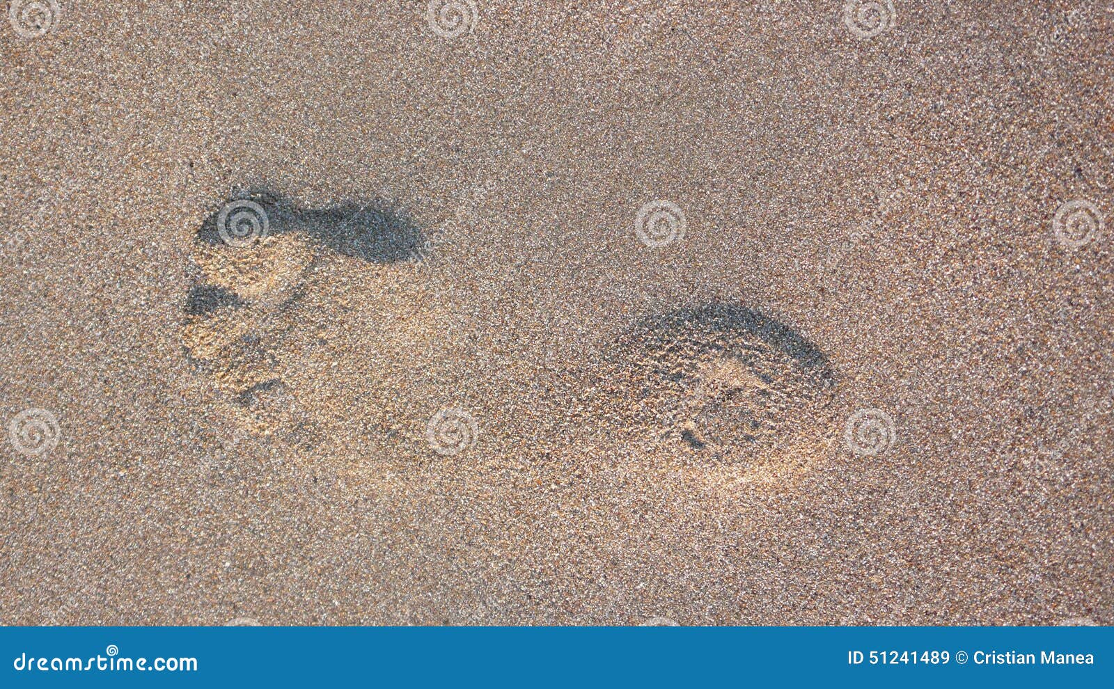 Foot imprint on sand stock image. Image of imprint, recreation - 51241489