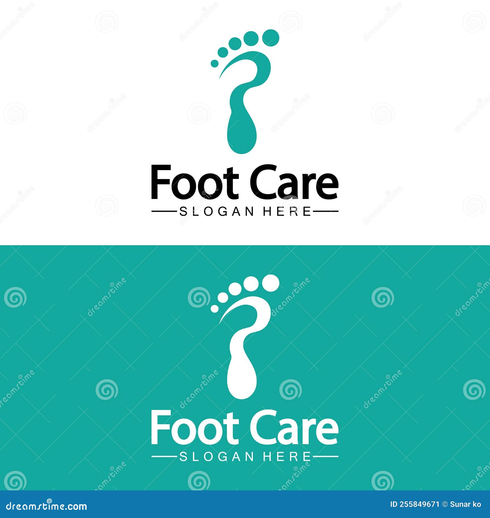 Foot Logo Design Vector Template Stock Vector - Illustration of concept ...