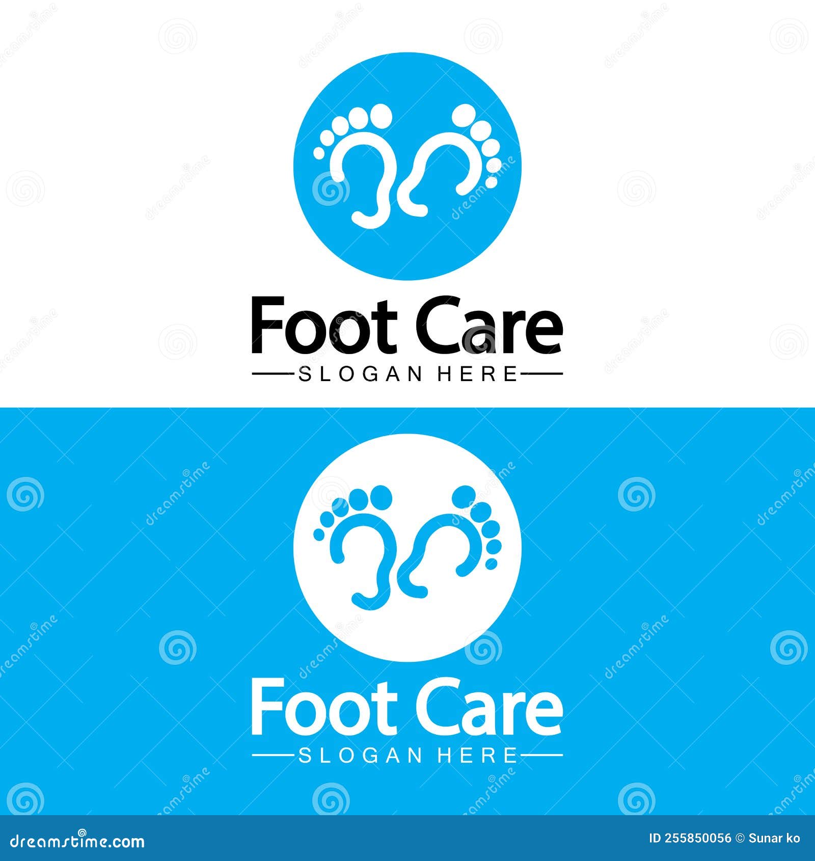 Foot Logo Design Vector Template Stock Vector - Illustration of company ...