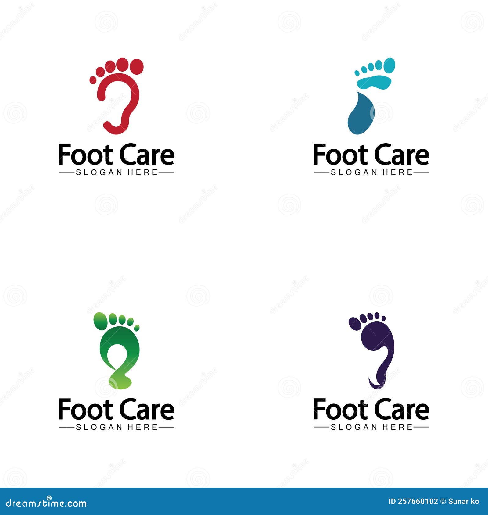 Foot Logo Design Vector Template Stock Vector - Illustration of body ...