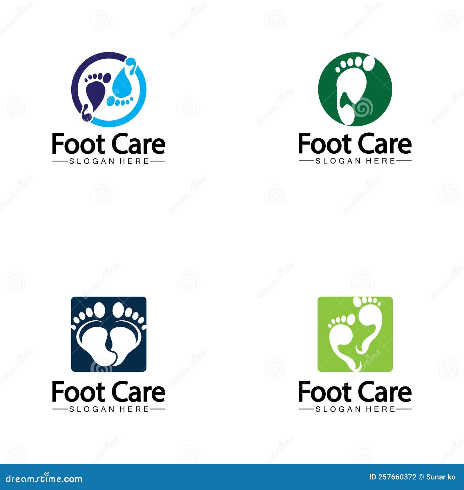 Foot Logo Design Vector Template Stock Vector - Illustration of sign ...