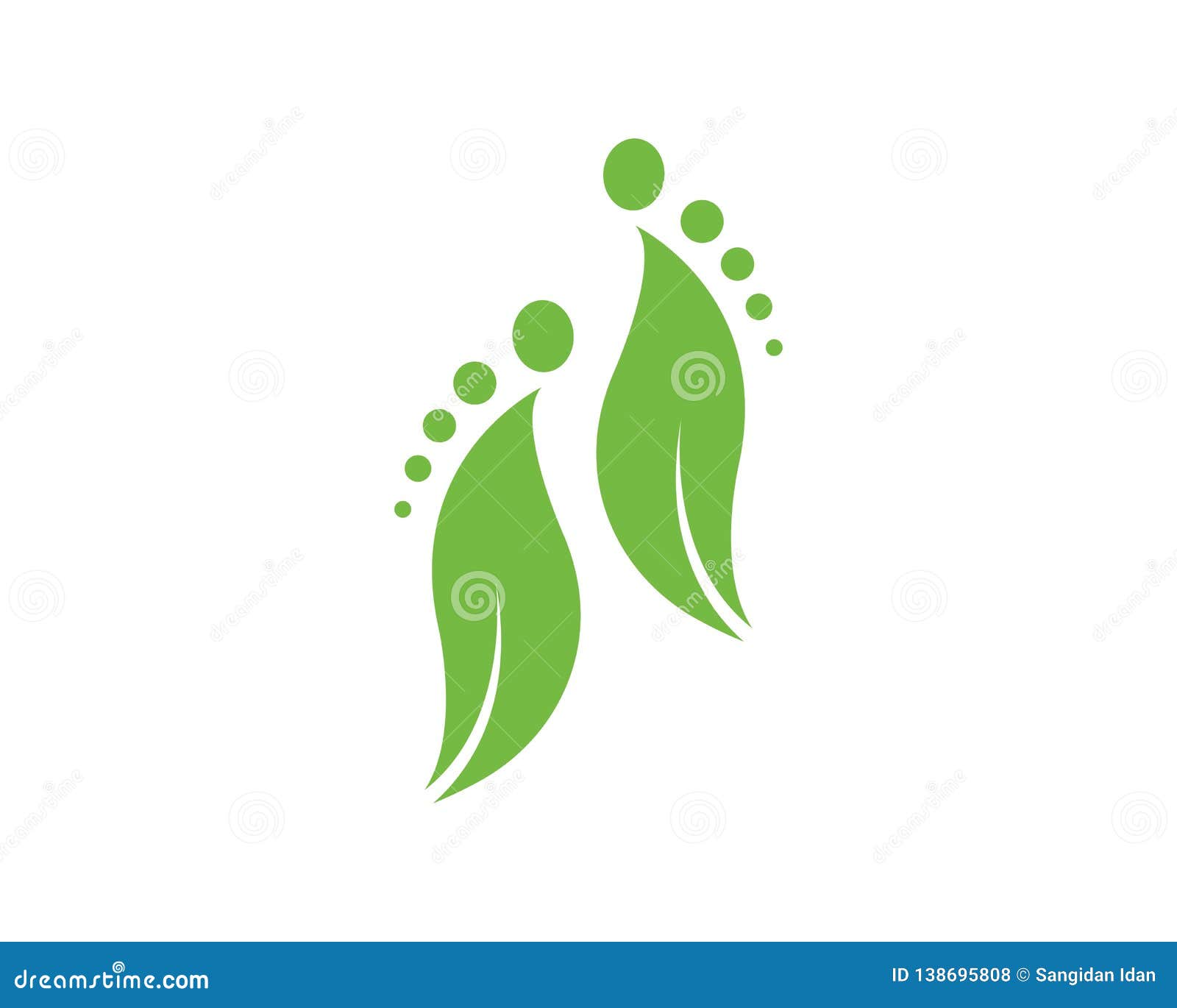 Foot logo icon vector stock vector. Illustration of vector - 138695808