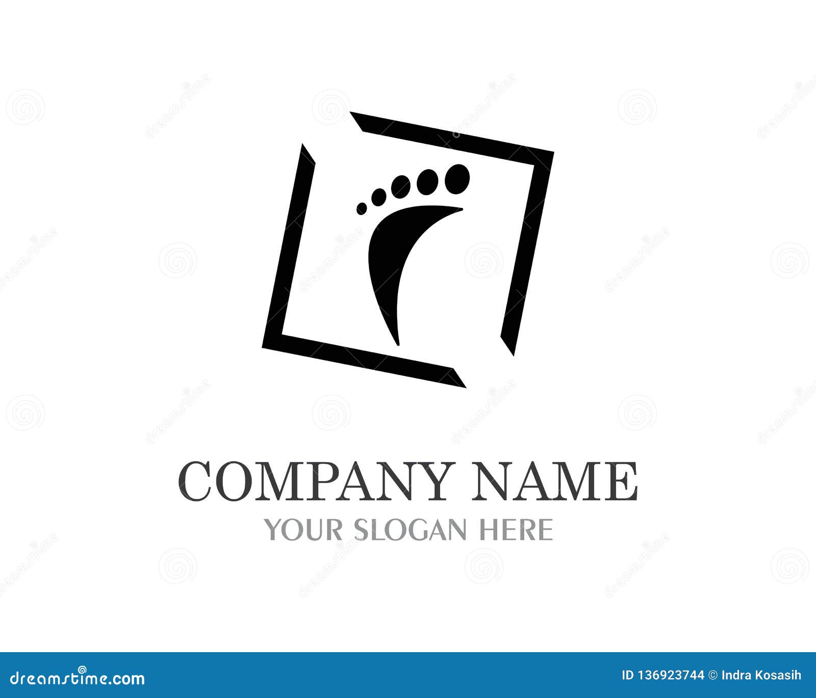 Foot logo template stock vector. Illustration of object - 136923744