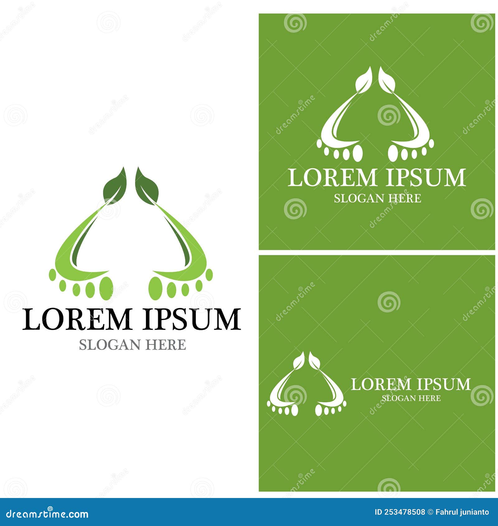 Foot Logo Template Vector Icon Stock Illustration - Illustration of ...