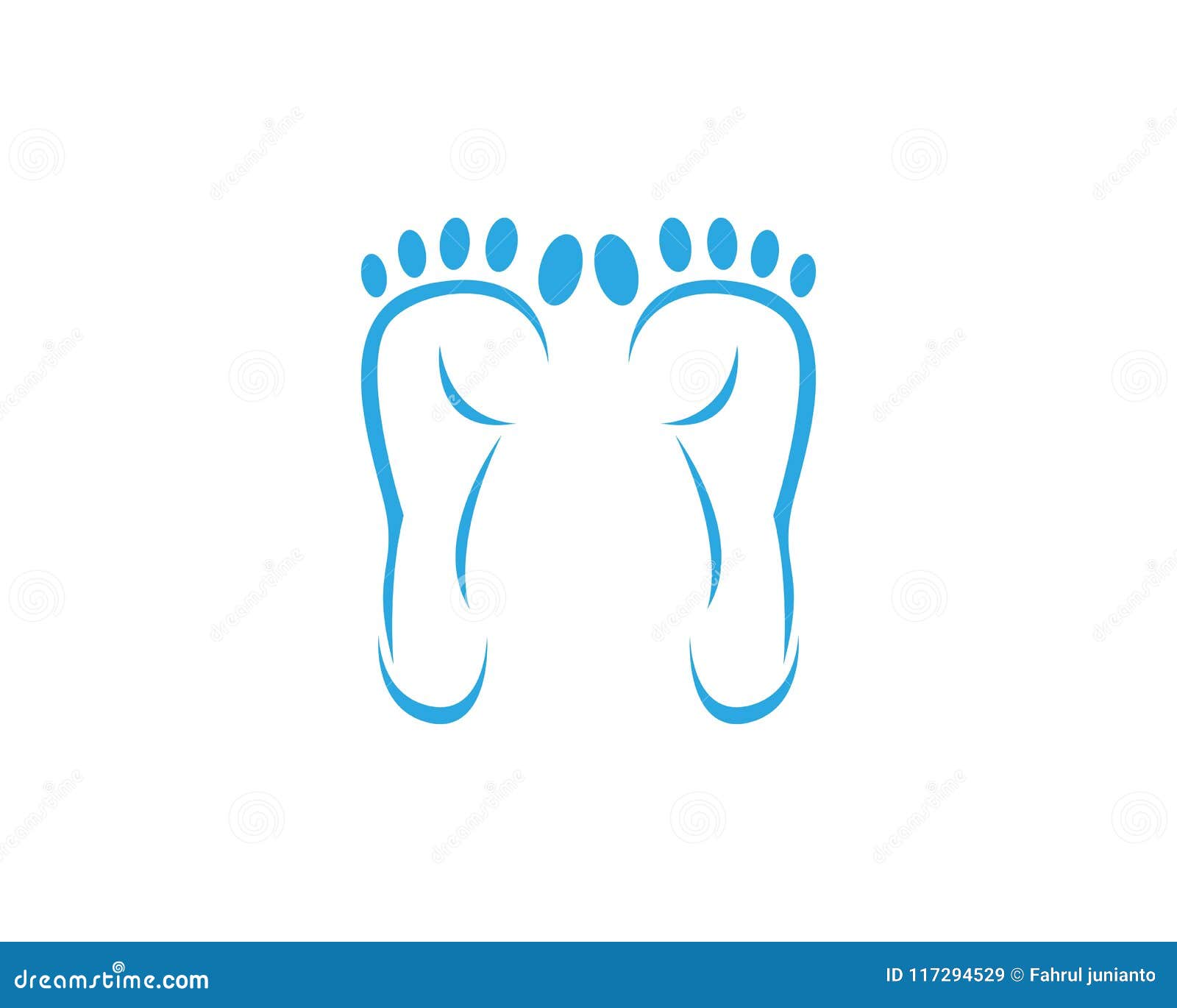 Foot logo vector template stock vector. Illustration of herbal - 117294529