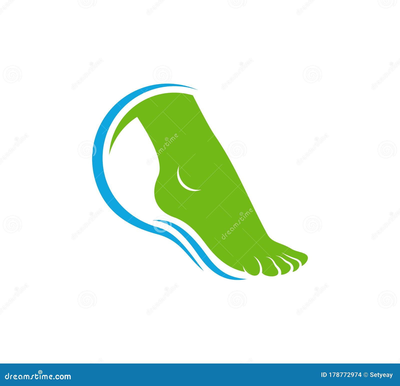 Foot Logo Vector Template, Creative of Foot Logo Design Concepts Stock ...