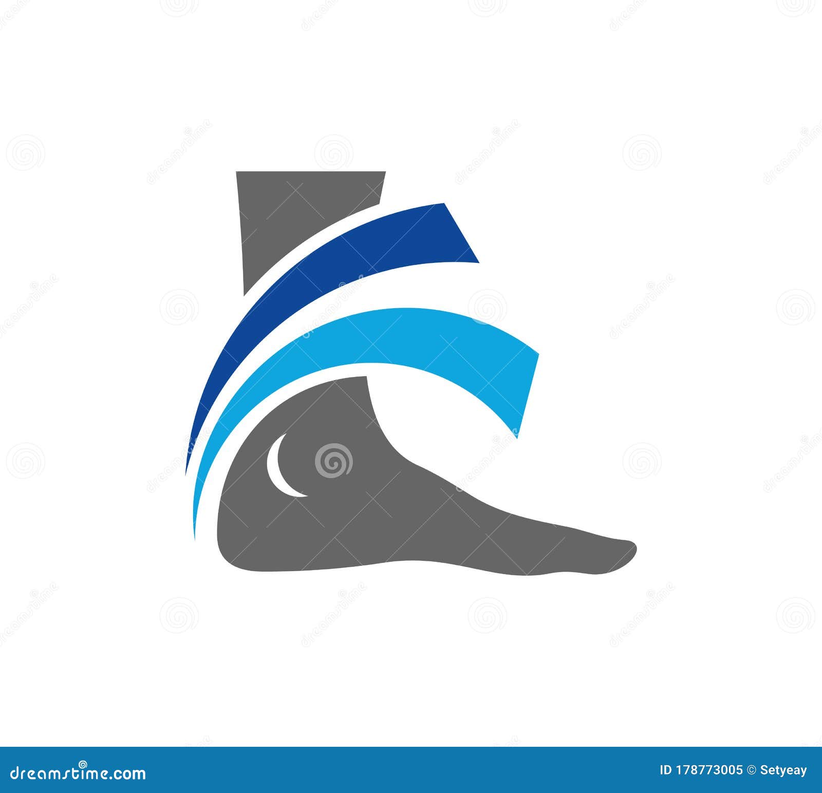 Foot Logo Vector Template, Creative of Foot Logo Design Concepts Stock ...