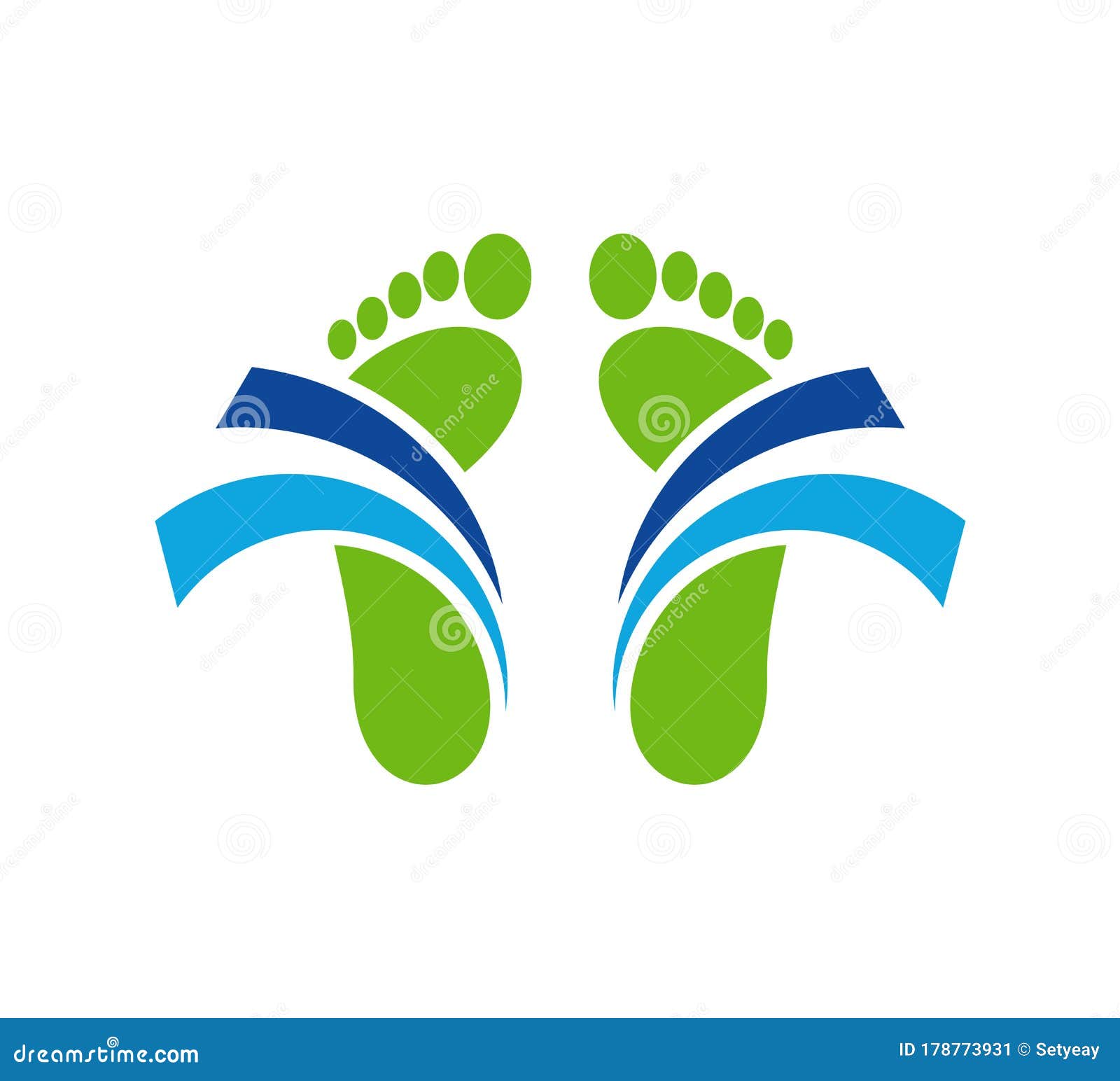 Foot Logo Vector Template, Creative of Foot Logo Design Concepts Stock ...
