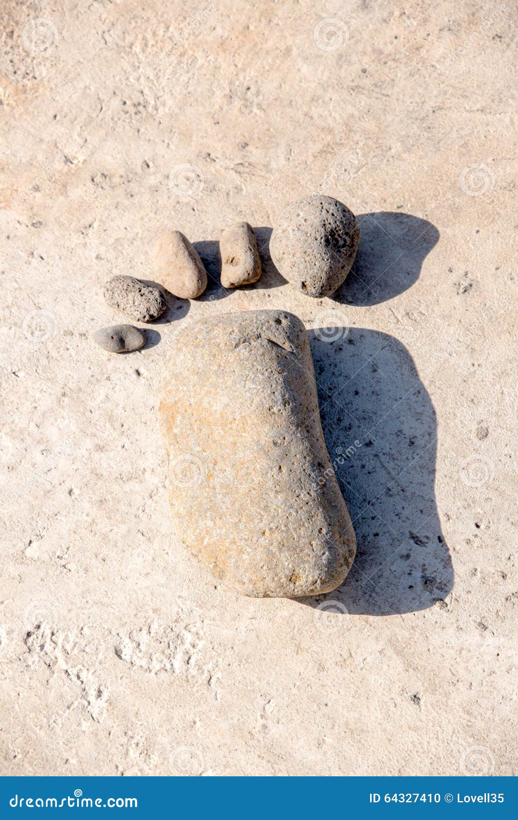 Foot made from stones stock photo. Image of dearest, healthy - 64327410