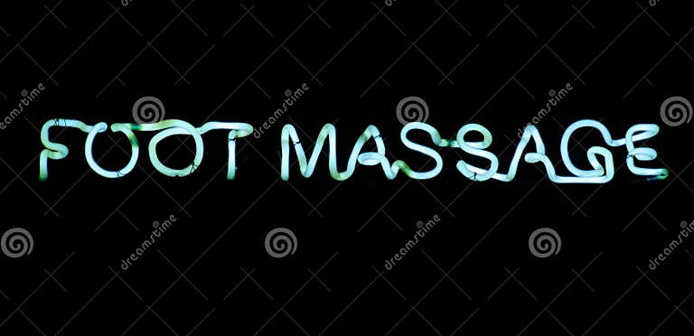Foot massage sign stock image. Image of advertise, feet - 28280101