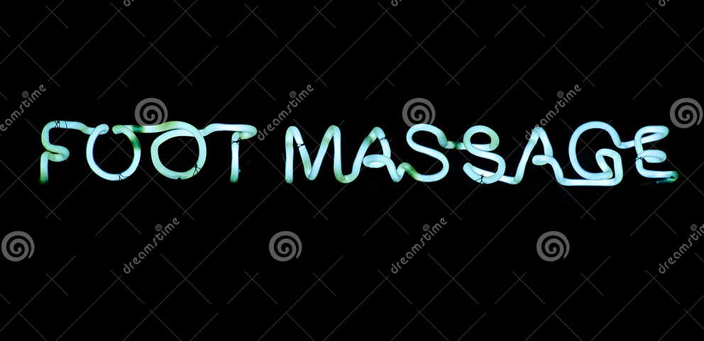 Foot massage sign stock image. Image of advertise, feet - 28280101
