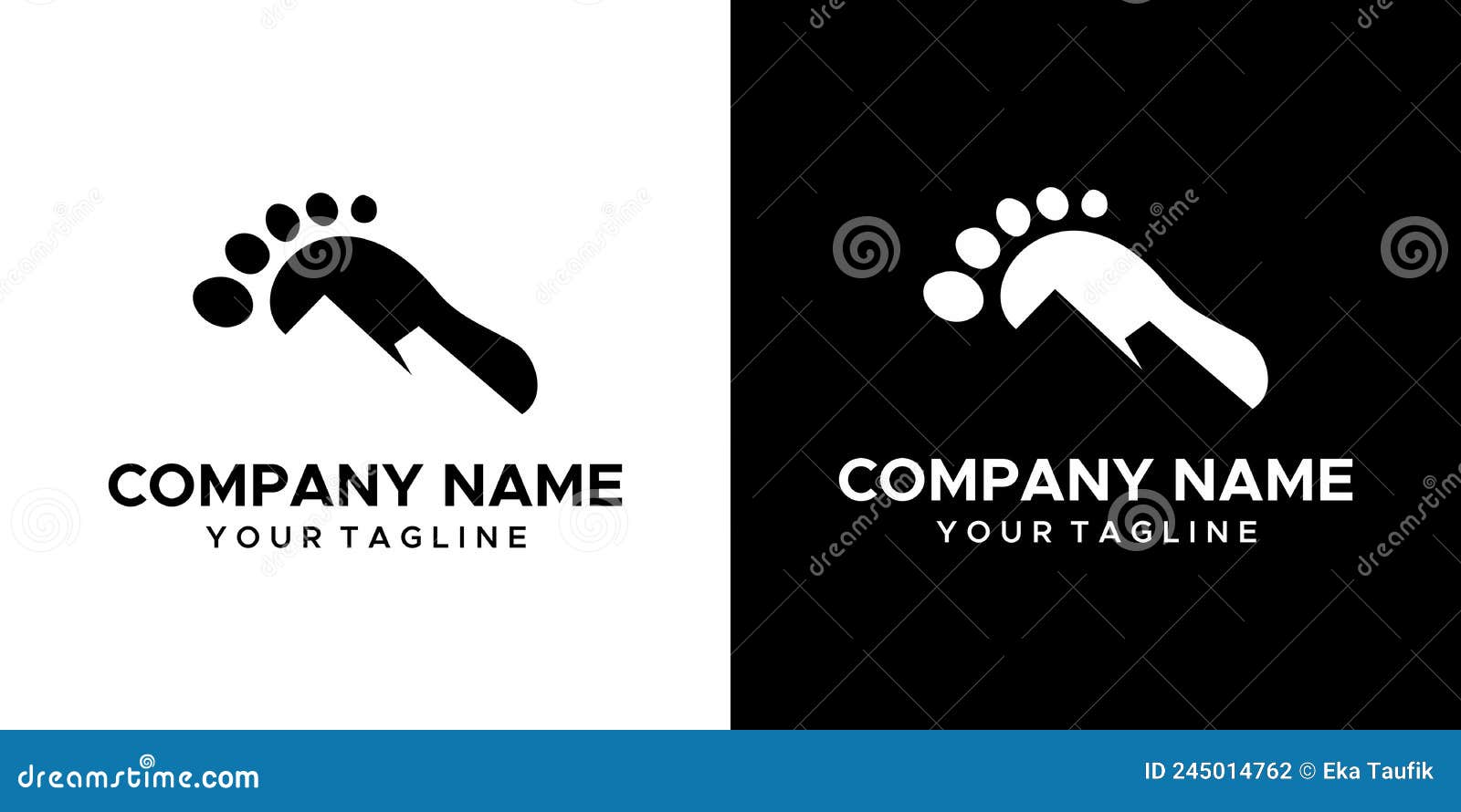 Foot of a mountain stock vector. Illustration of hiker - 245014762