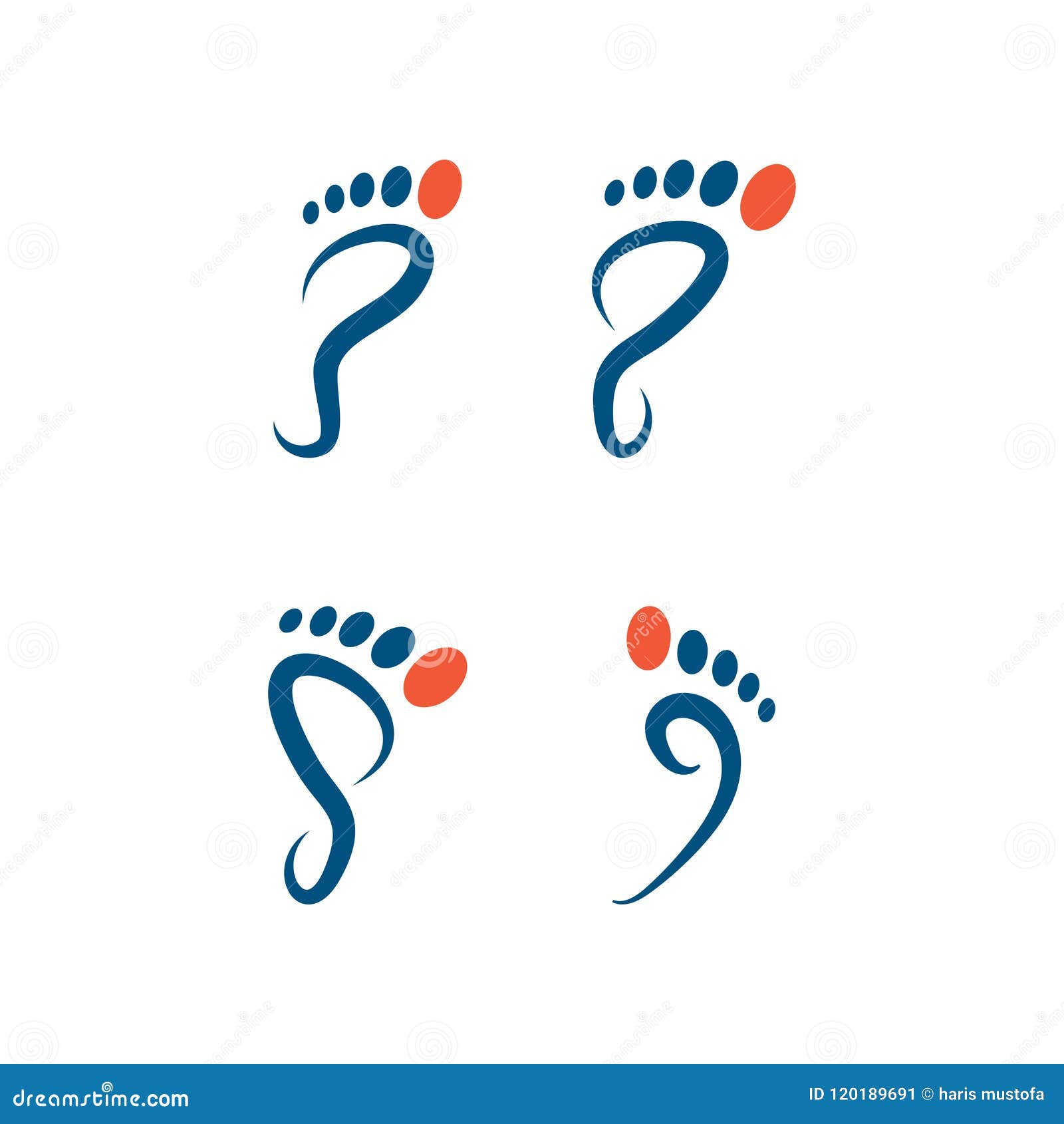 Foot palm icon template stock vector. Illustration of graphic - 120189691