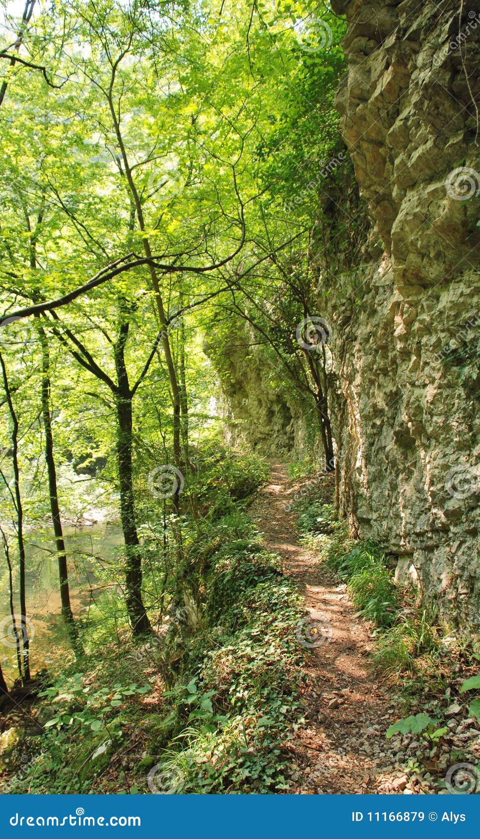 Foot path stock image. Image of path, mountains, rocks - 11166879