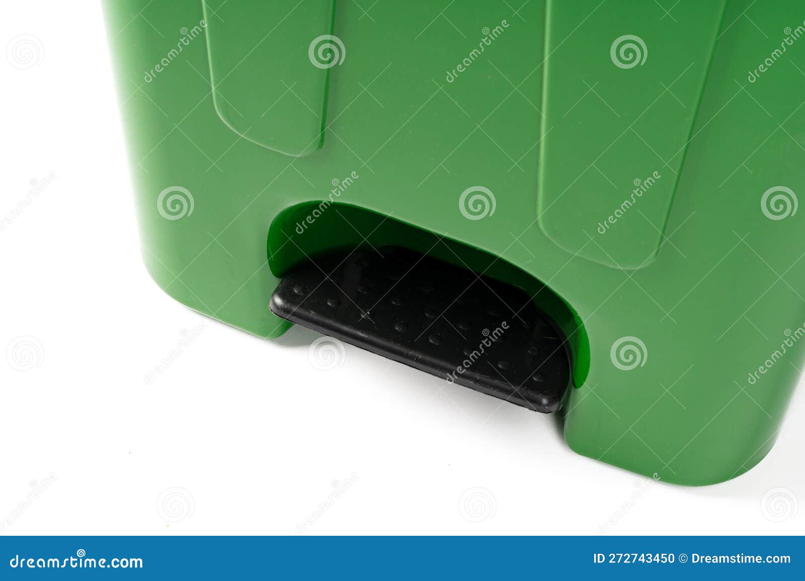 Foot Pedal Waste Bin Isolated on White Stock Photo - Image of recycling ...