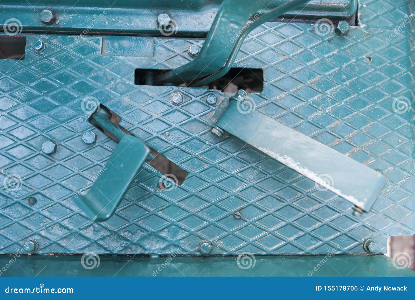 Foot pedals of a tractor stock photo. Image of tinted - 155178706