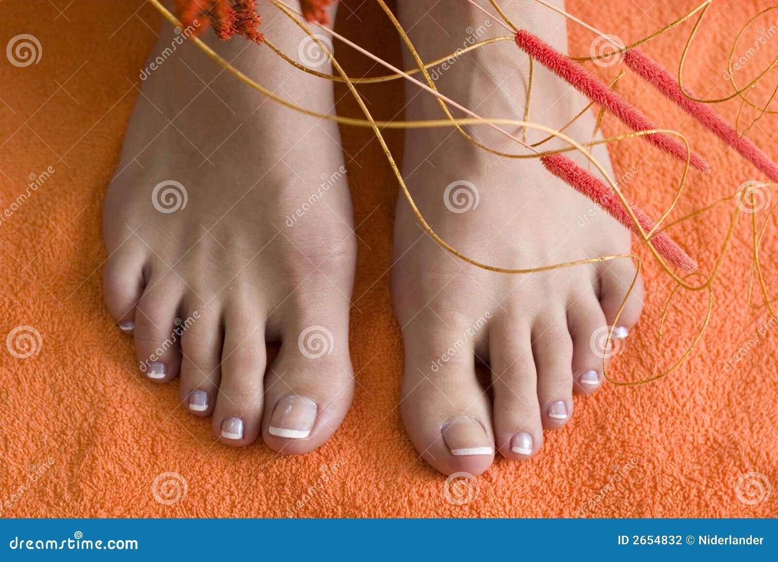 Foot with pedicure stock photo. Image of nail, woman, healing - 2654832