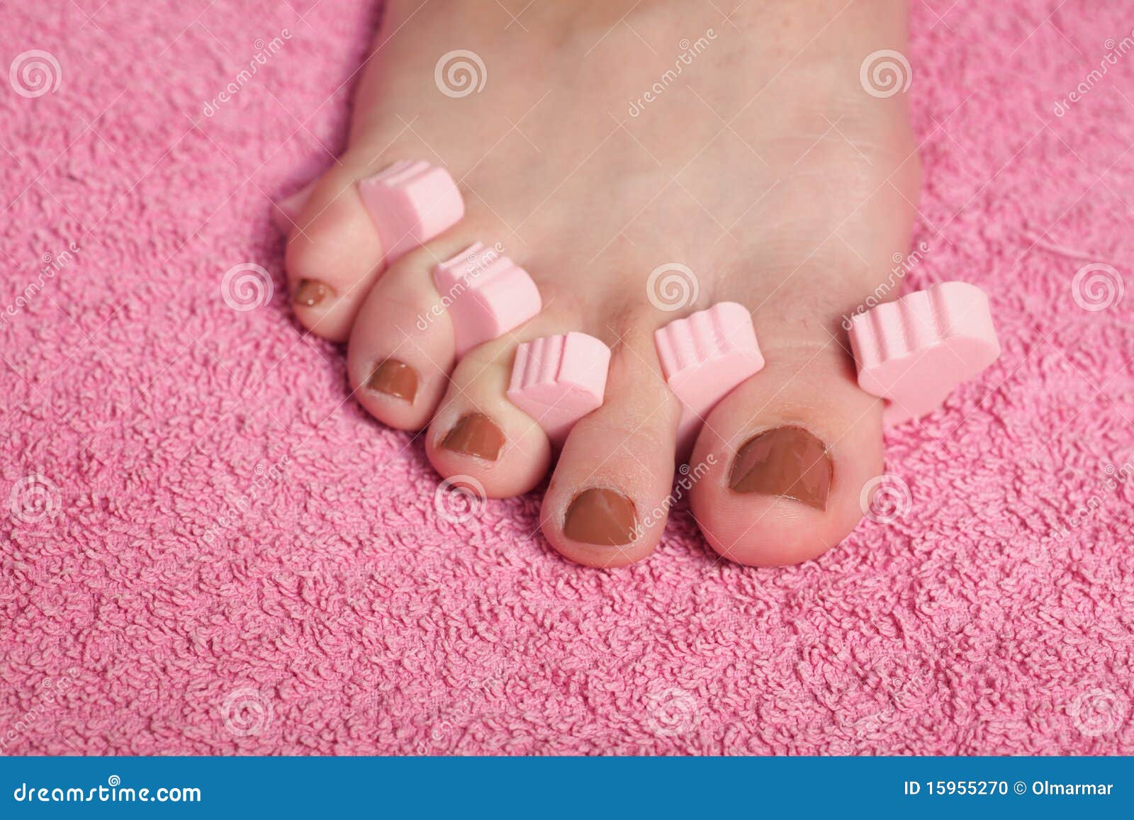 Foot pedicure applying stock photo. Image of lifestyle - 15955270
