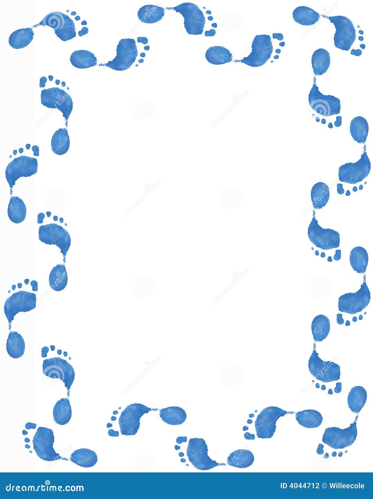 Paw Print Border Royalty-Free Stock Image | CartoonDealer.com #174925966