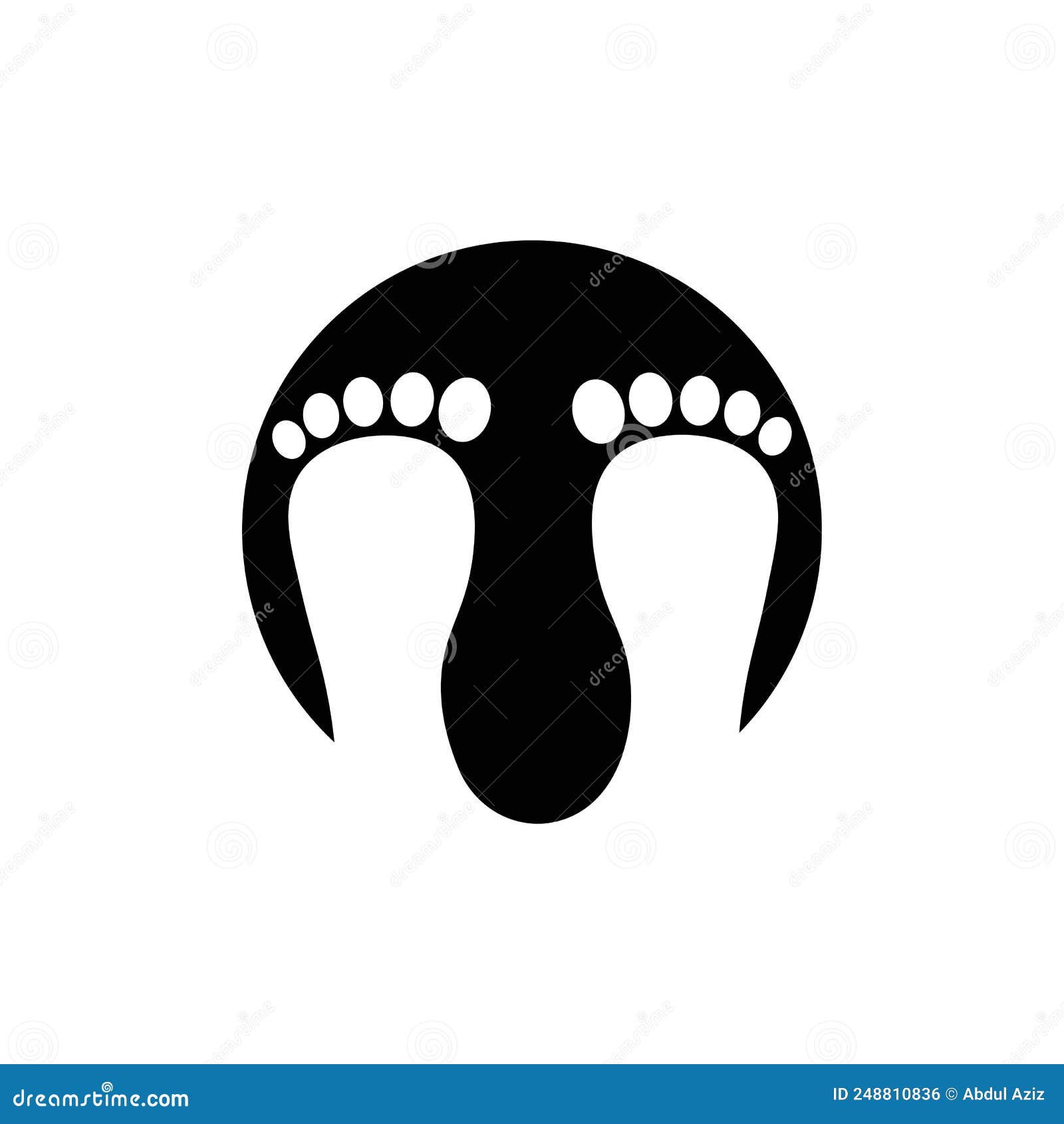 Foot Print Icon Logo Vector Stock Vector - Illustration of fingers ...