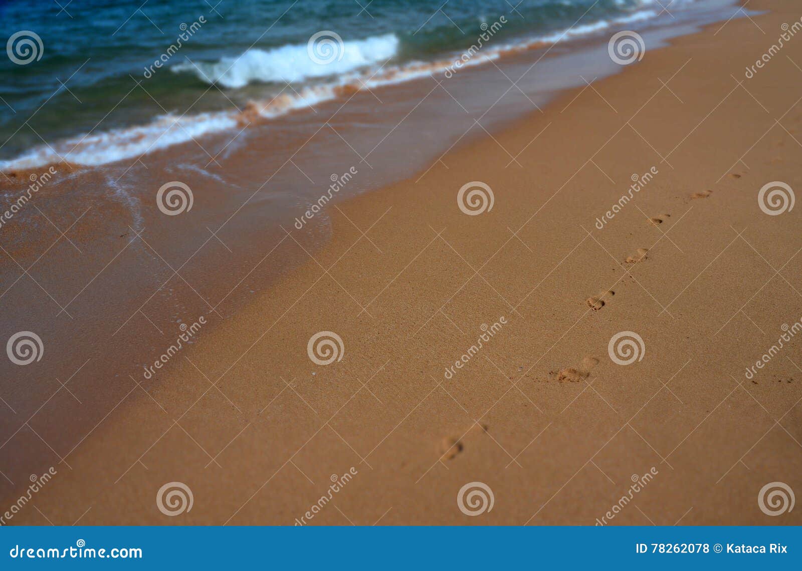 Foot print in the sand stock photo. Image of imprint - 78262078