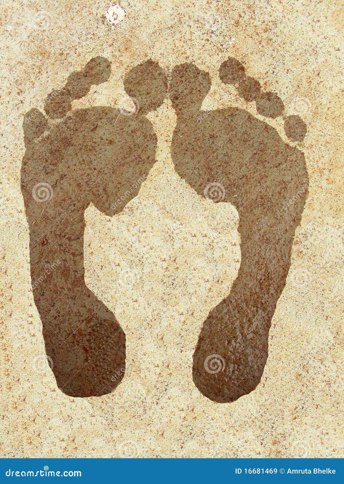 Foot Prints Stock Photo | CartoonDealer.com #12499050
