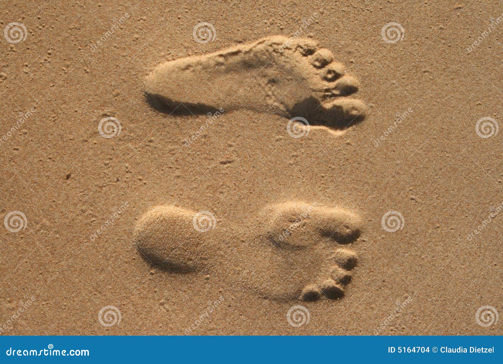 Foot prints stock photo. Image of right, print, toes, feet - 5164704
