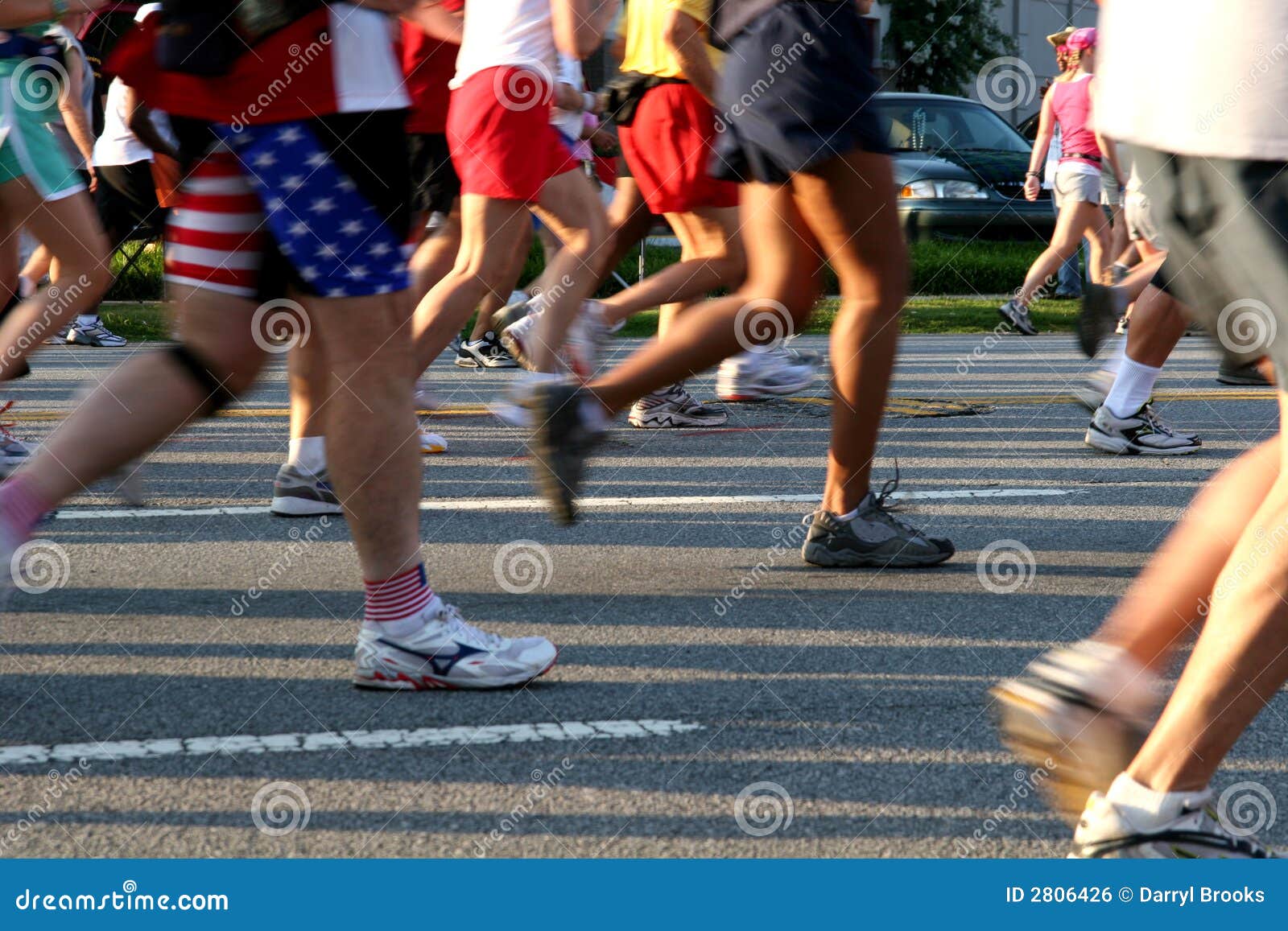 Foot Race stock photo. Image of street, road, running - 2806426