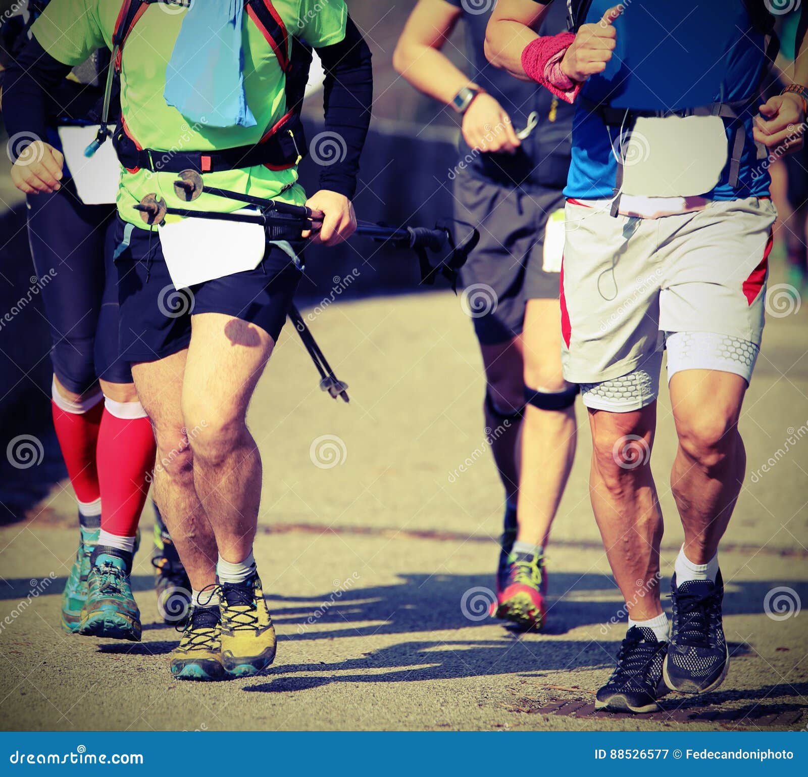 Foot race with runners stock image. Image of event, arrive - 88526577