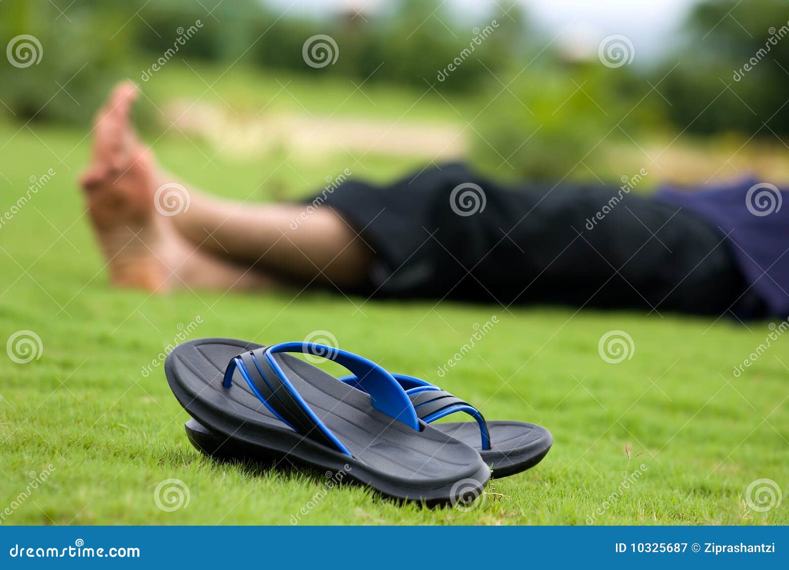 Foot without slippers stock image. Image of nature, feet - 10325687