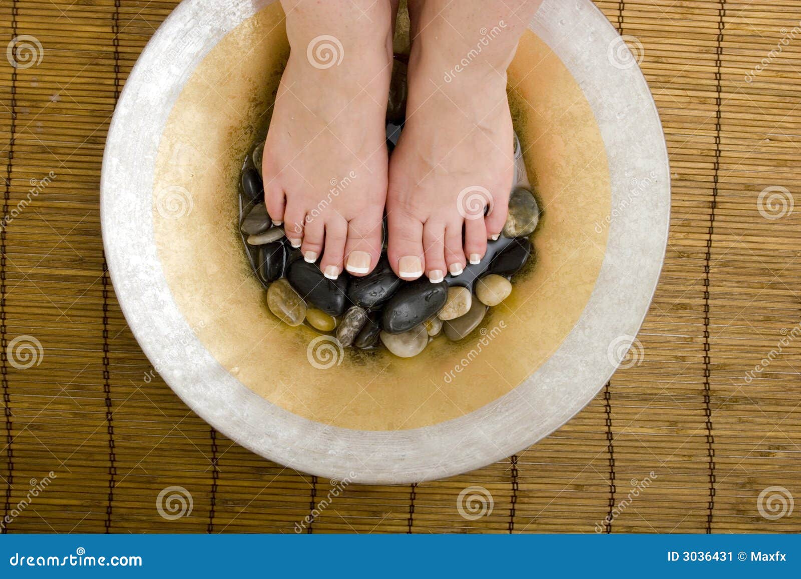Foot spa stock image. Image of female, pamper, relaxation - 3036431