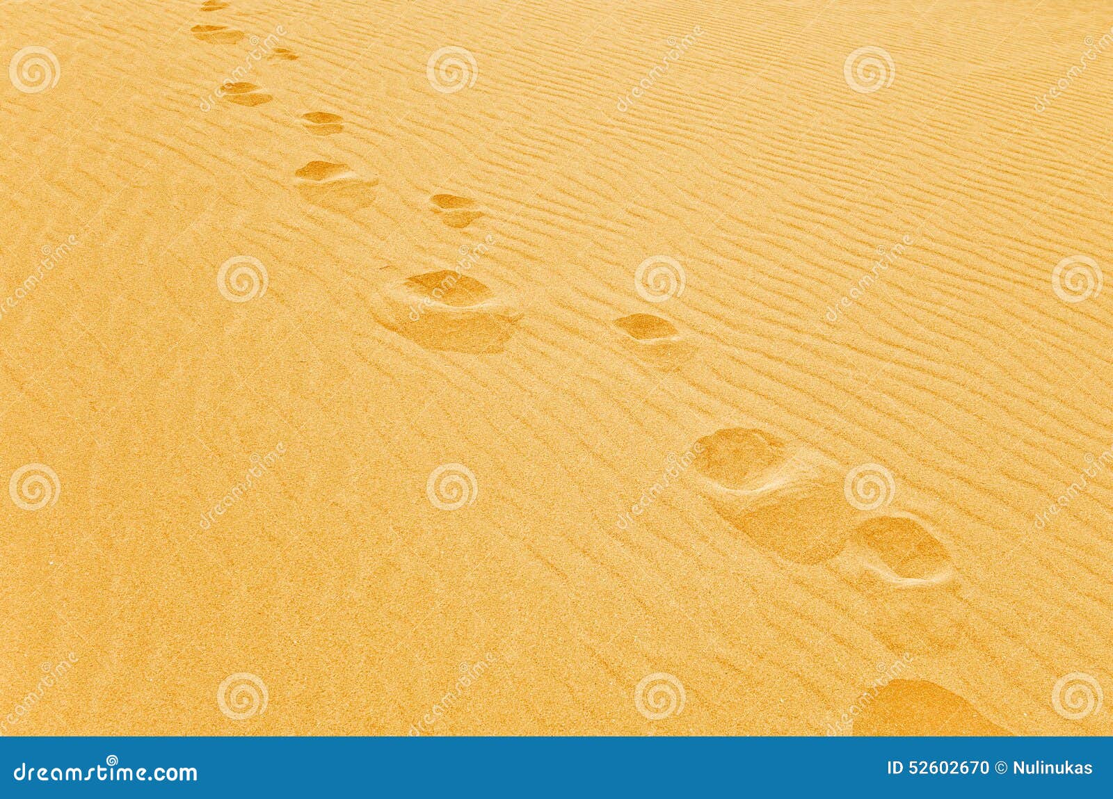 Foot step on the sand stock photo. Image of footstep - 52602670
