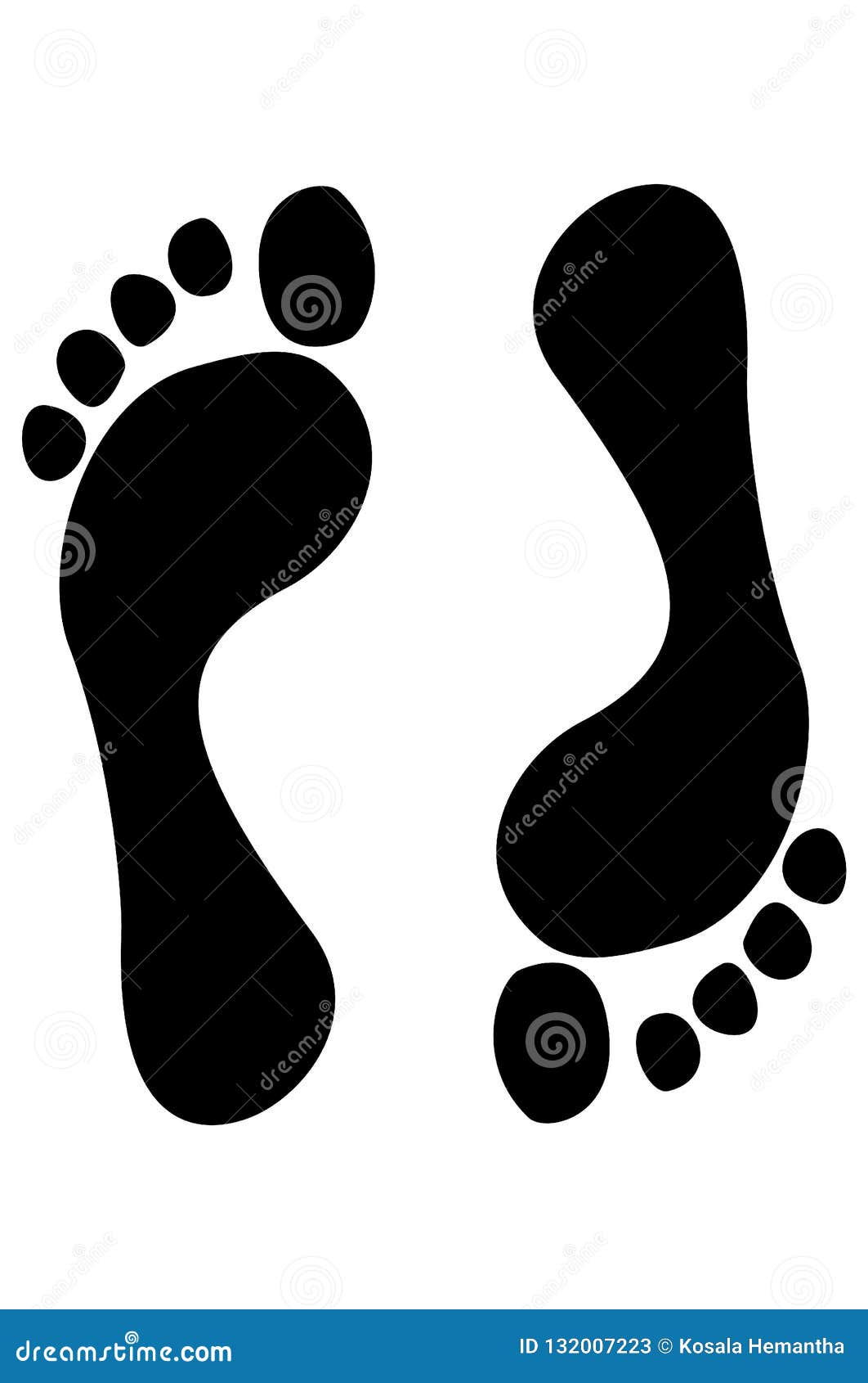 Foot , Step by Step , Vector , Illustrator Stock Illustration ...