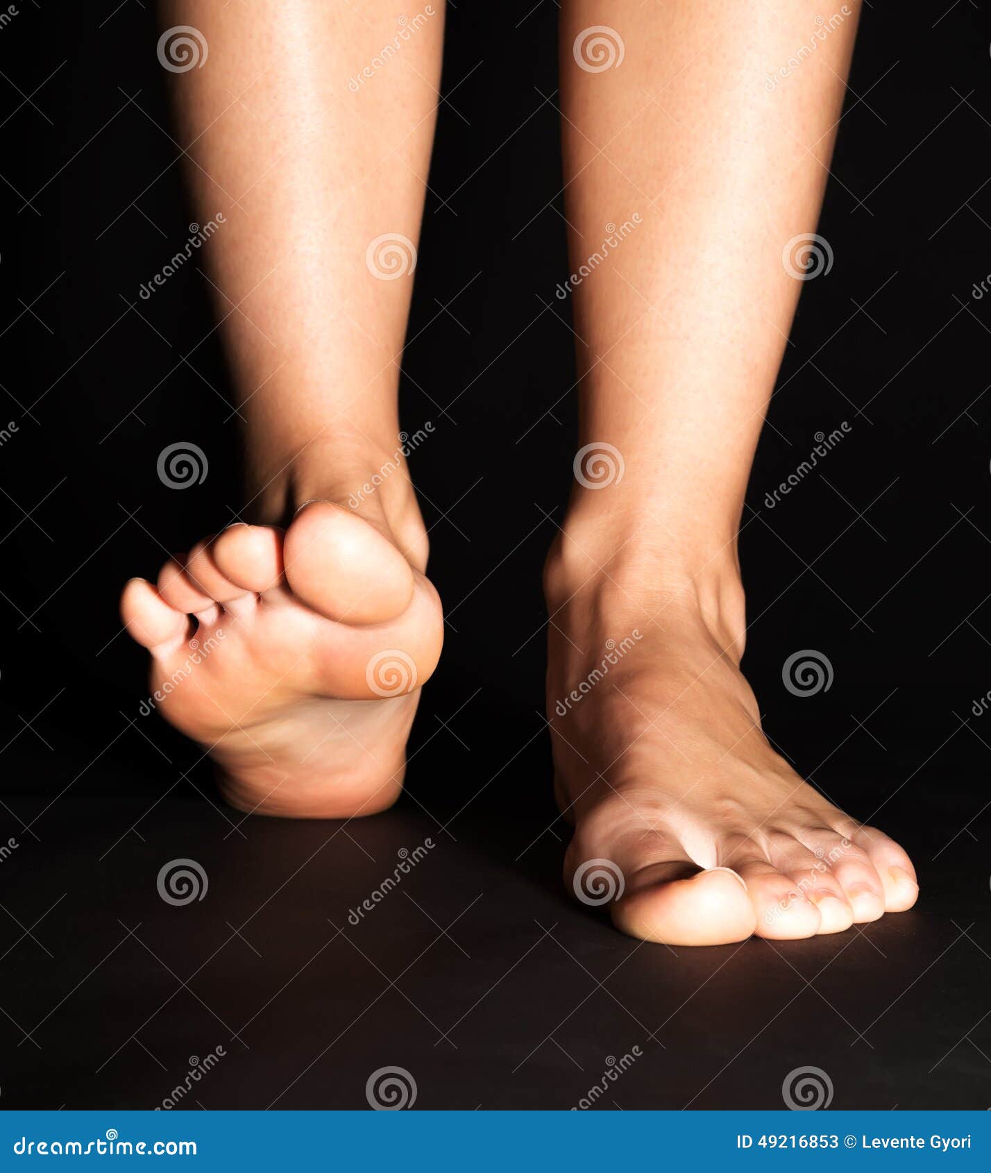 Foot stepping in black stock image. Image of medical - 49216853