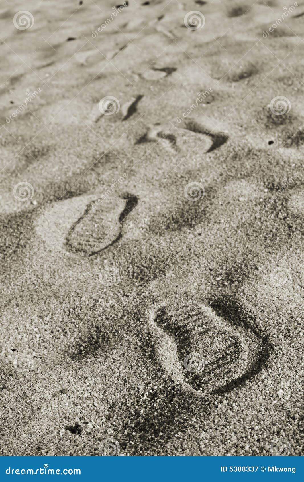 Foot steps stock image. Image of play, foot, sand, holiday - 5388337