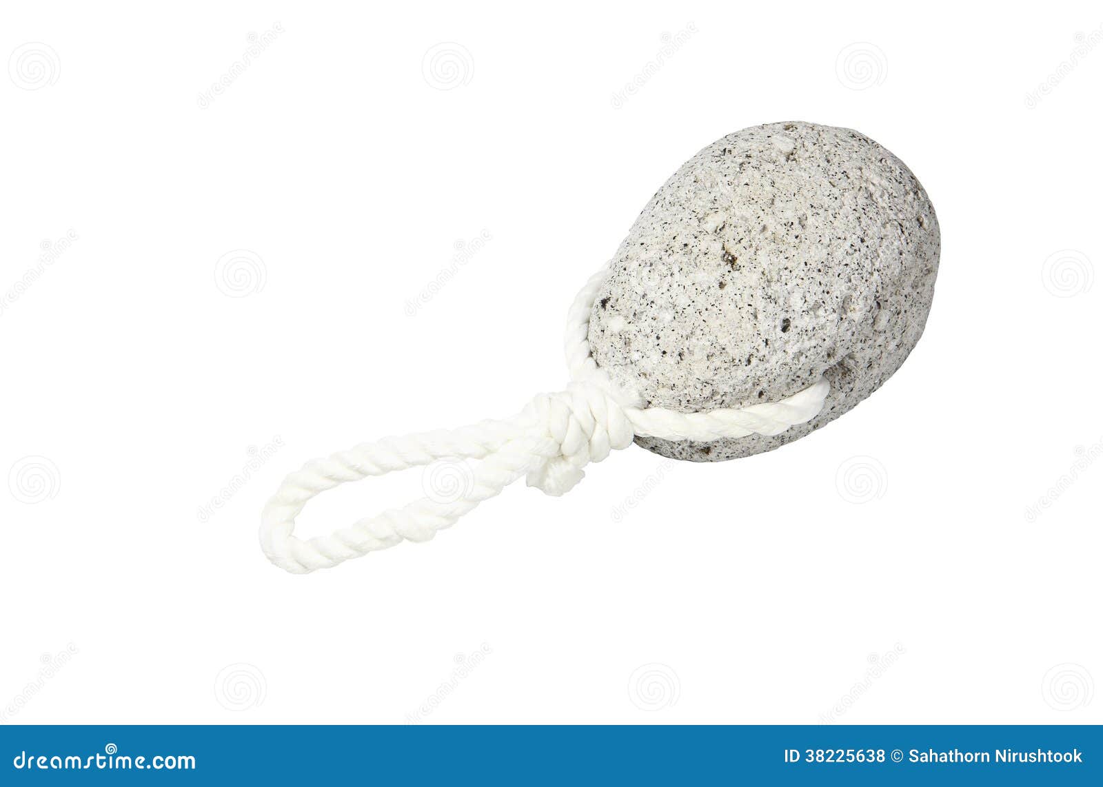 Foot Stone Scrub on Isolated White Background Stock Photo - Image of ...