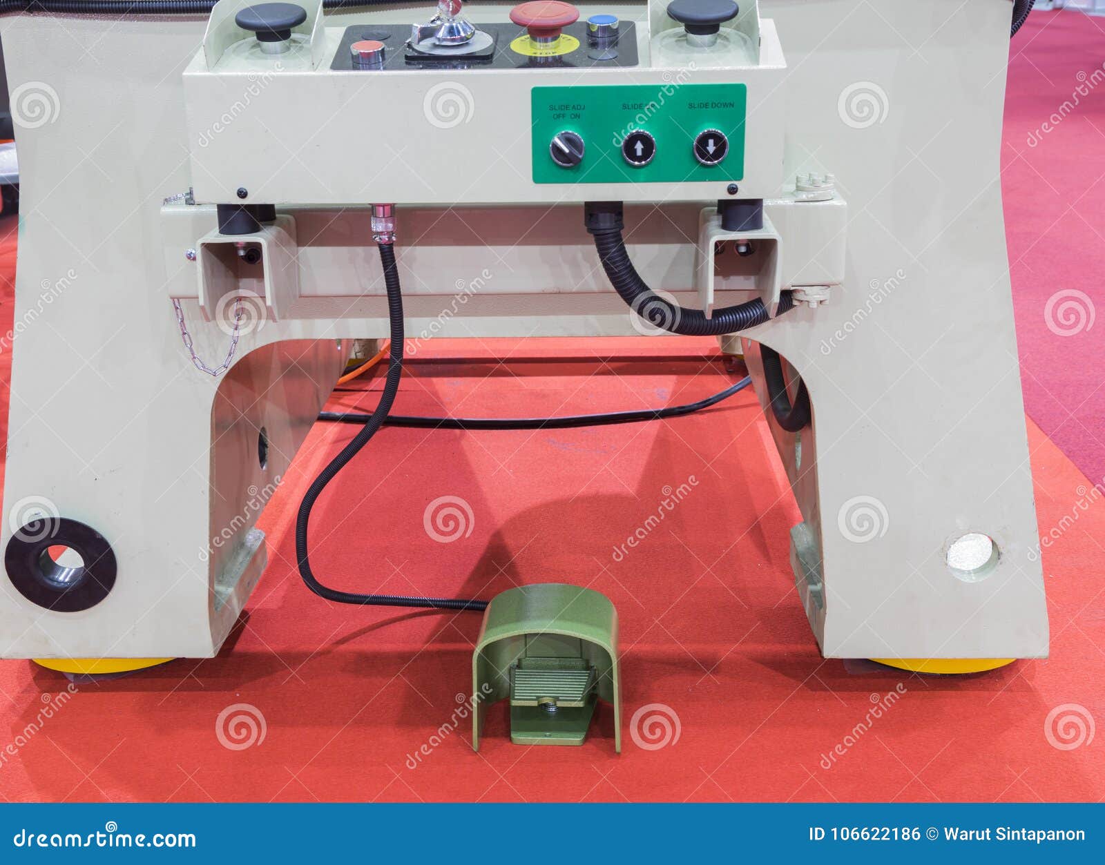 Foot Switch and Control Panel Stock Photo - Image of tool, detail ...