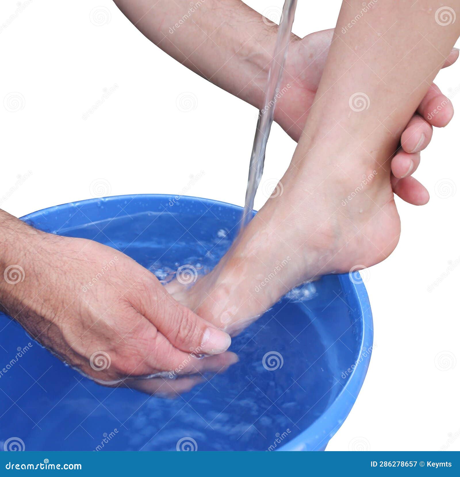 Foot Washing In Terracotta Basin Stock Photography | CartoonDealer.com ...