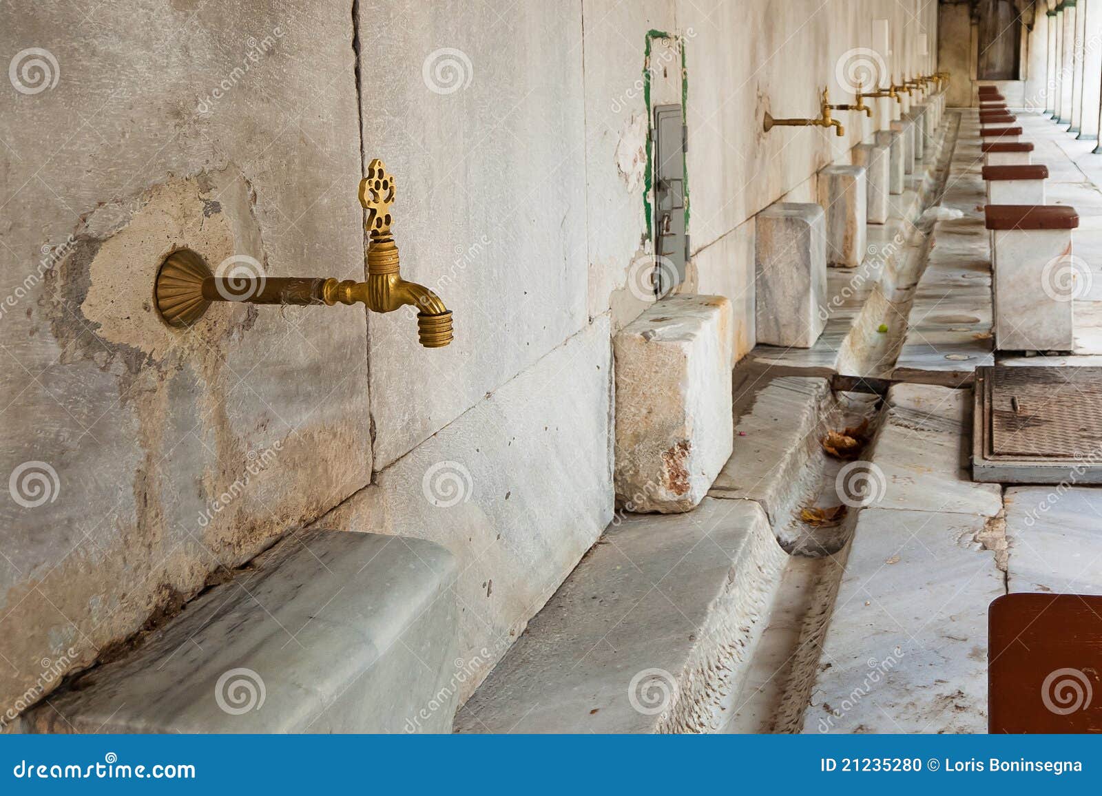 Foot-washing mosque stock photo. Image of islamic, architecture - 21235280