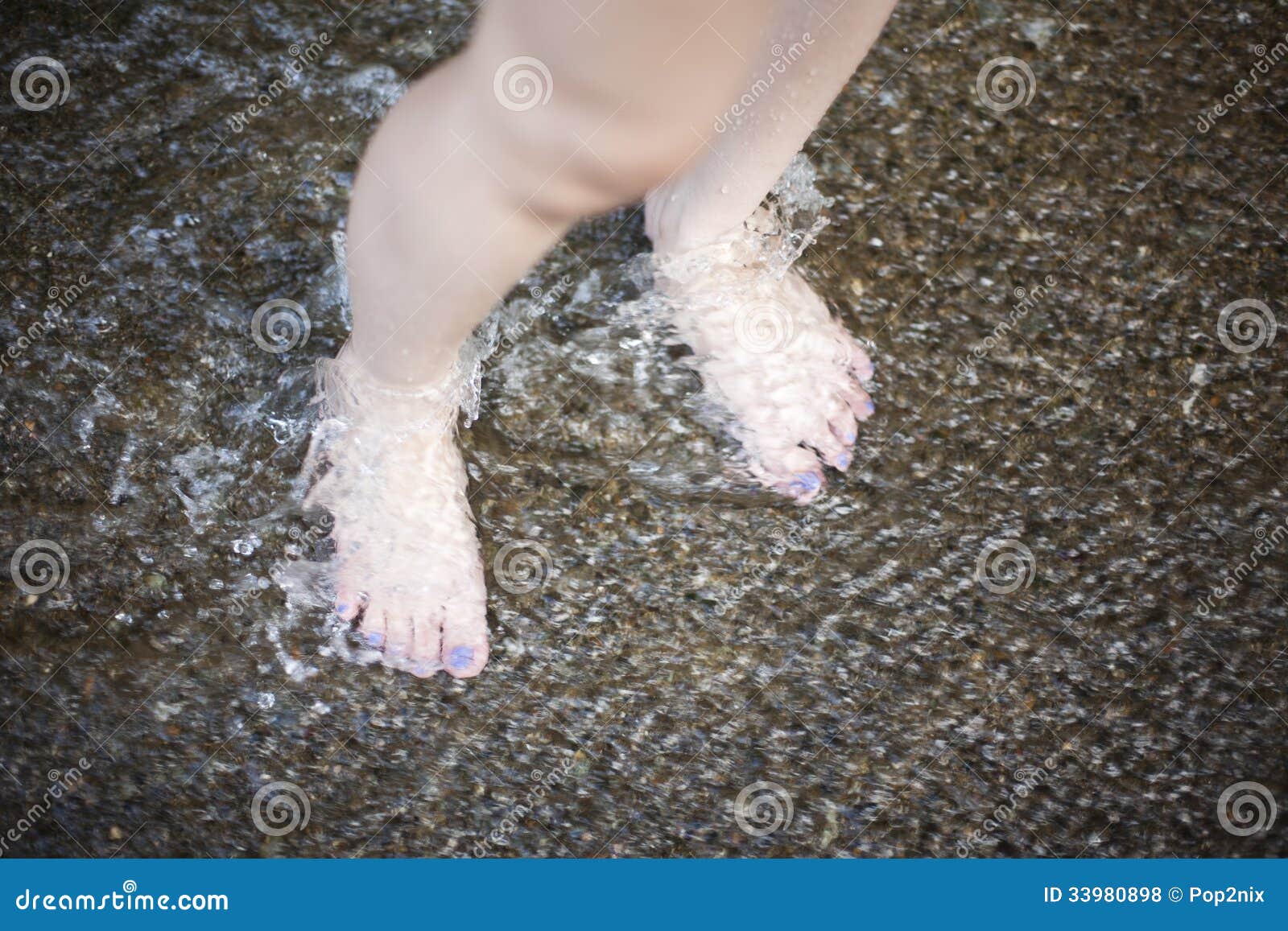 Foot in water stock photo. Image of beach, care, vacation - 33980898